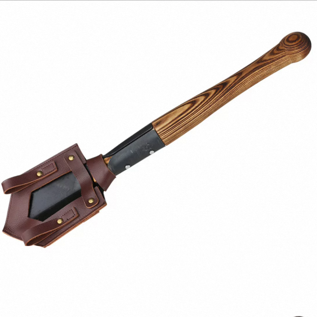 Hand-Forge Outdoor Sharp Trowel With Sheath SP703 – Focuser Carving