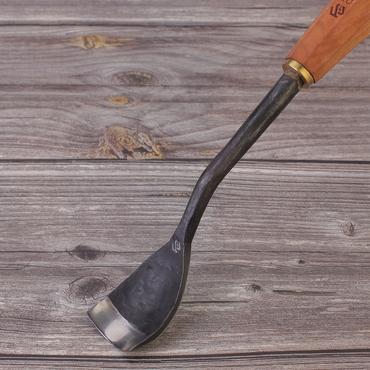 FC850 Forged 52100 Steel Kuksa Spoon Short Bent Gouge – Focuser Carving